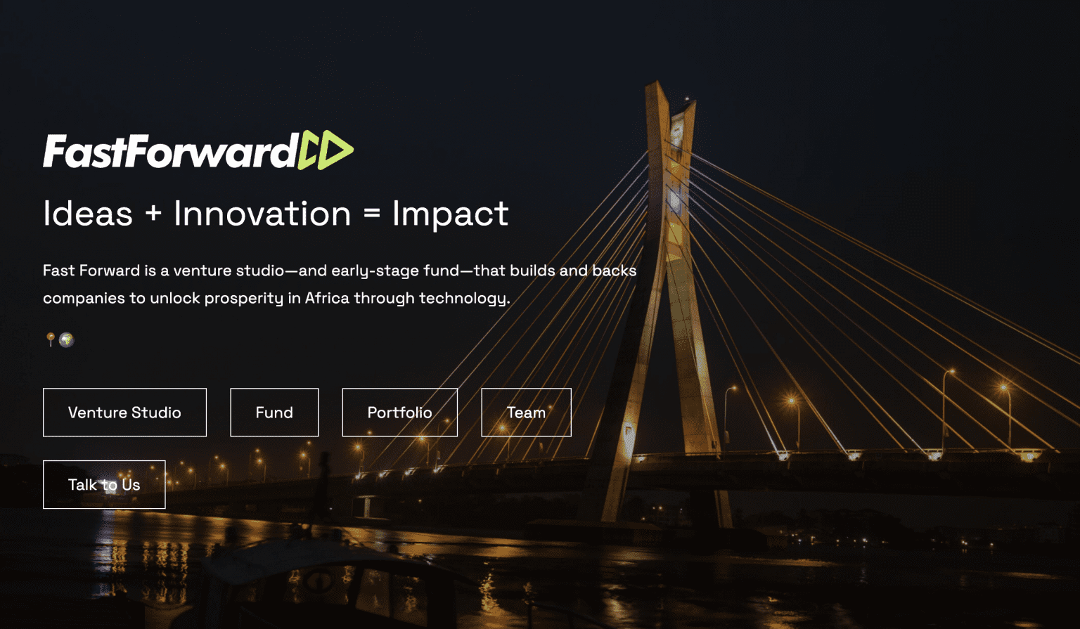 Fast Forward Venture Studio to Scale African startups. - 103 Degrees