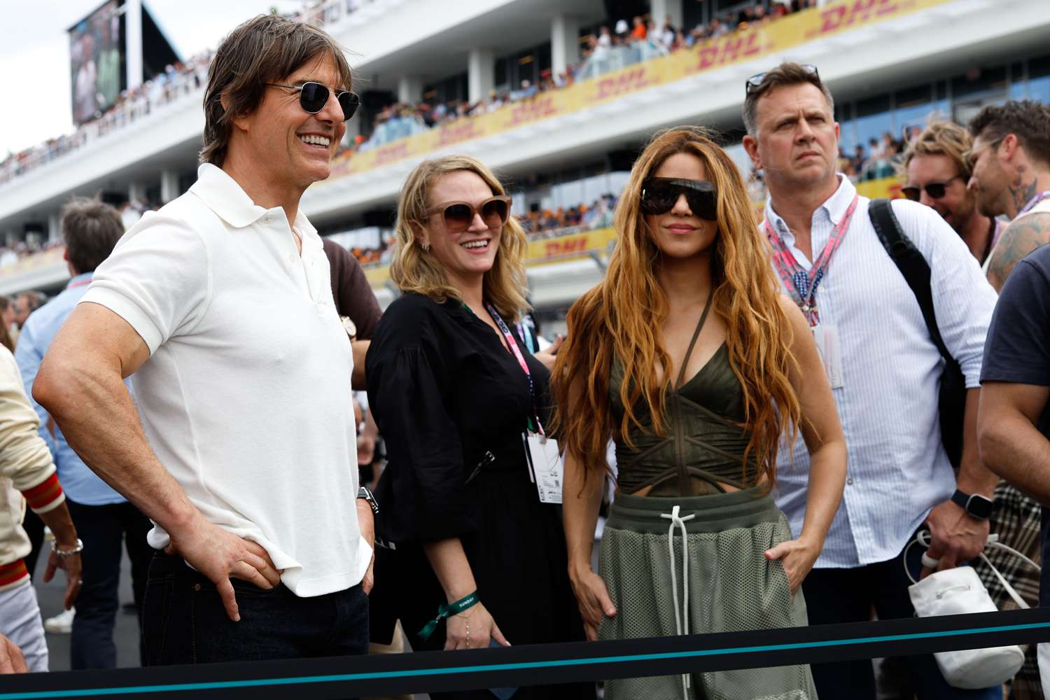 Tom Cruise and Shakira attended the 2023 F1 Miami Grand Prix - 103 Degrees