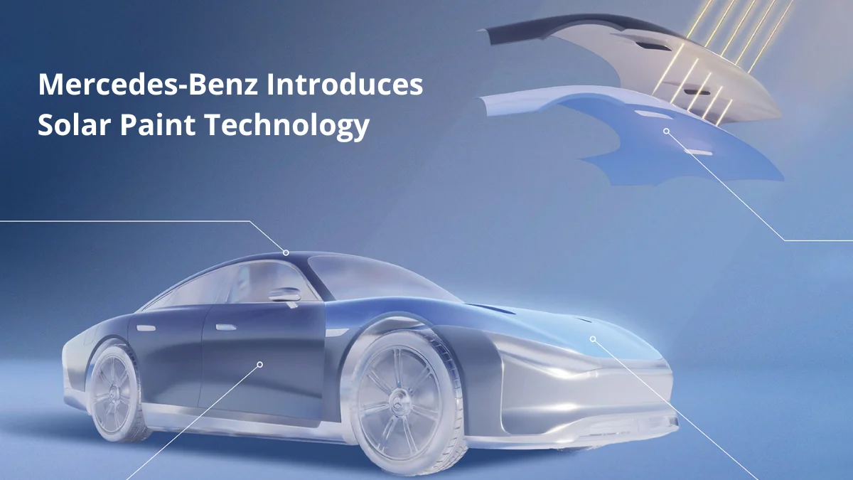 Mercedes-Benz Solar Paint for EVs - 103 Degrees
